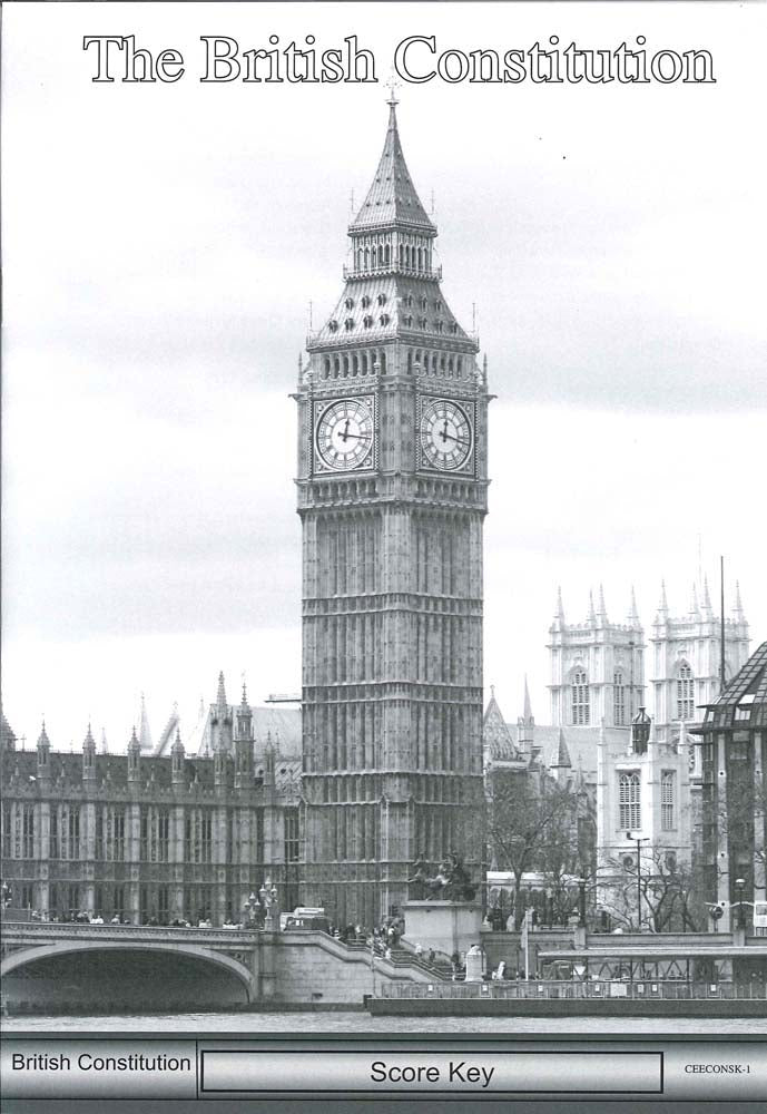 British Constitution Score Key – Christian Education Europe Shop