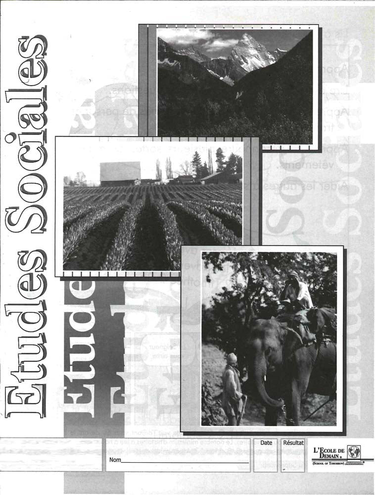 Etudes Sociales – Christian Education Europe Shop